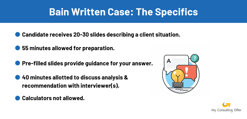 BCG Bain Written Case Interviews 9 Tips To Ace The Case