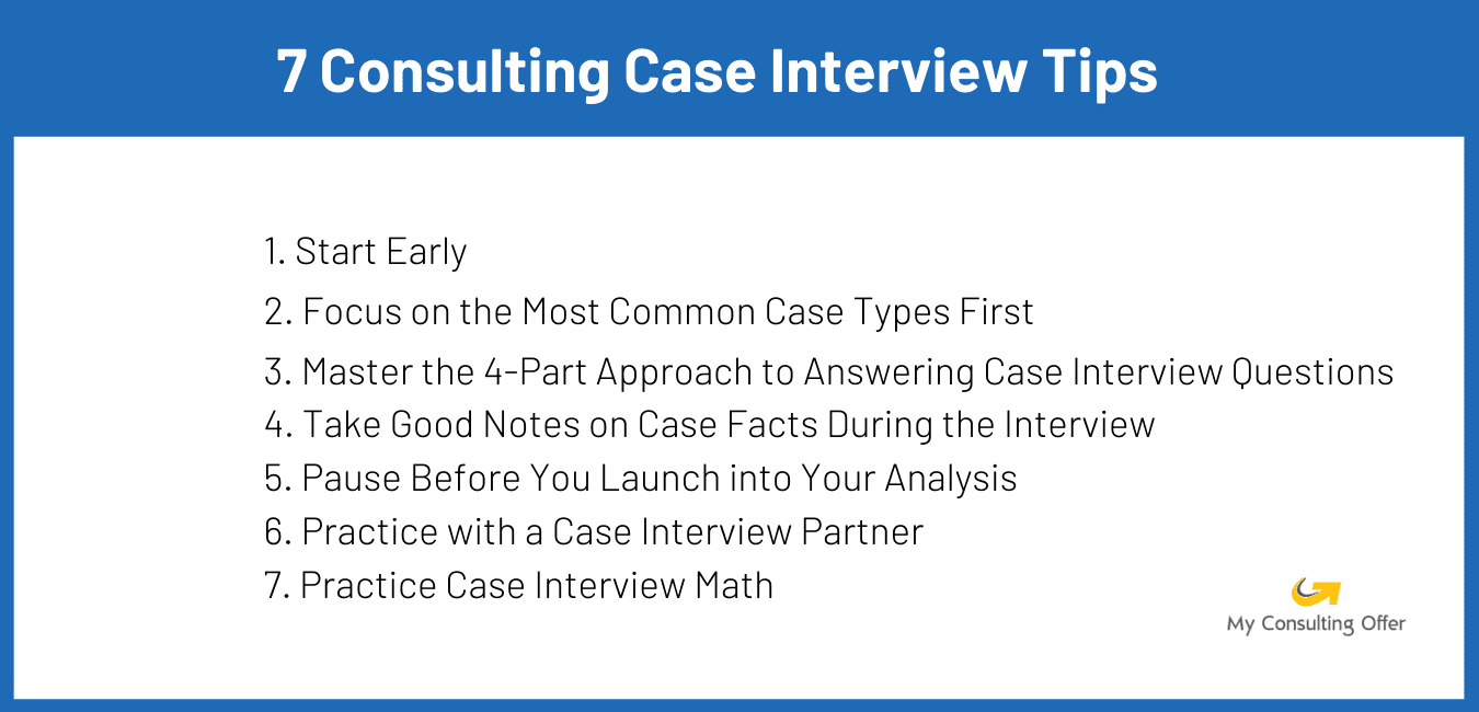 Case Interview Tips Take Your Casing From Good To Great